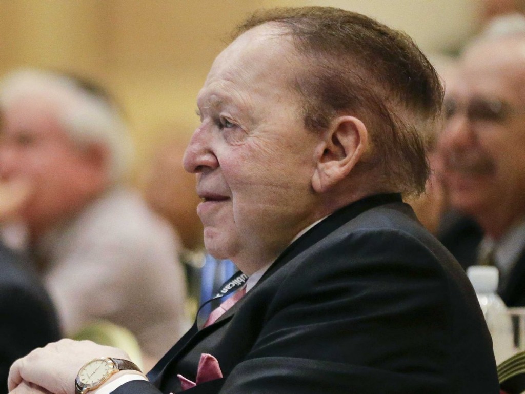 Becalmed in Atlantic City; The friends of Sheldon Adelson | David McKee